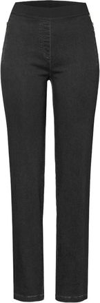 Toni Slim-fit Hose - - Trousers - Damen - Schwarzk - W23