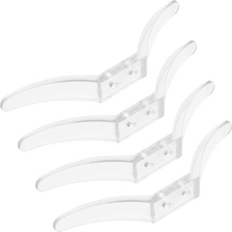 Pretyzoom 4st&uuml;cke Teiliges Jalousien Halter Fixierhaken Gro&szlig;er Blind Retainer Positionierclips F&uuml;r Vertikale Und Rollos Platzsparend Und Kompatibel Mit Meisten 