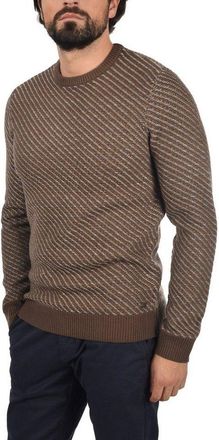 Blend Strickpullover BHCalisto Stilvoller Grobstrick-Pullover mit Rundhalsausschnitt