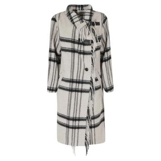 Isabel Marant Gihan Langer Mantel - - Coats - Damen - Beige - S
