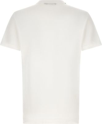Dolce & Gabbana Logo-Embroidered Heraldic Patch T-Shirt - White