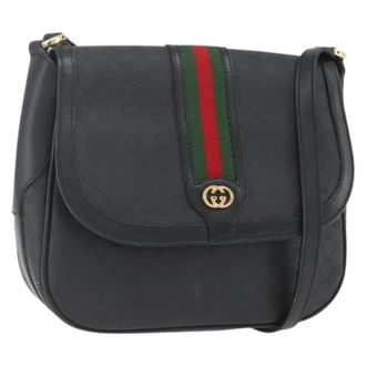 Gucci Sac bandouli&egrave;re en plastique Pre-owned - Femme - Pre-owned - Noir - Taille: ONE Size