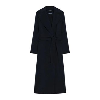 Max Mara Manteau long Poldo - Femme - Manteaux - Bleu - Taille: 36 FR