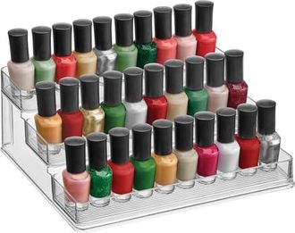 InterDesign iDesign 62130 K&uuml;chenregal mit 3 Ebenen, gro&szlig;es Gew&uuml;rzregal aus Kunststoff, Schrank Organizer f&uuml;r Gew&uuml;rze, Vorratsdosen und weiteres K&uuml;chenzubeh&ouml;r, dur