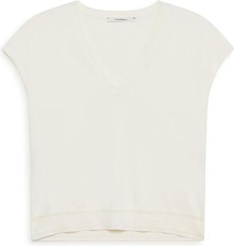 Maliparmi Maliparmi, Femme, Pulls, Beige, Taille: 42 FR Viscose Fresh Sweater