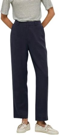 Yerse Yerse, Femme, Pantalons, Bleu, Taille: 38 FR Pantalon Droit en Tencel