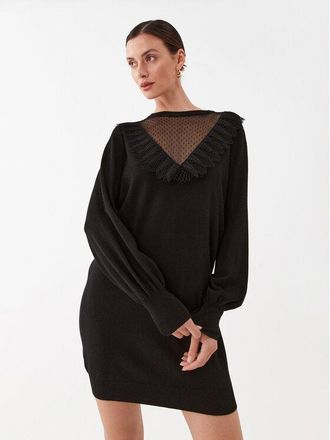 Twin-Set Strickkleid 232TP3423 Schwarz Regular Fit