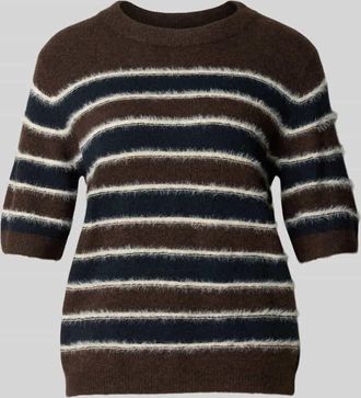 OPUS Loose Fit Pullover mit Mohair-Woll-Anteil Modell Pimota Stripe