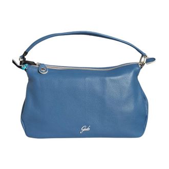 Gabs Hammered Leather Schultertasche - - Bags - Damen - Blau - ONE SIZE