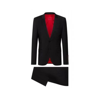 HUGO BOSS Extra Slim Fit Anzug - - Suits - Herren - Schwarzk - M