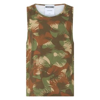 Moschino Sommer Camouflage Tank Top - - Tops - Herren - Mehrfarbig - L