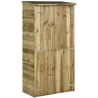 vidaXL Ger&auml;teschuppen Kiefernholz 85&times;48&times;177 cm - Vidaxl