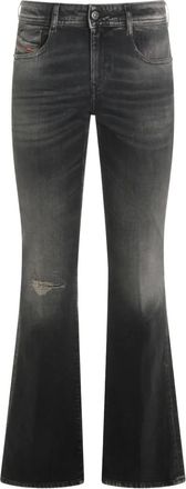 Diesel ripped bootcut jeans - Grau
