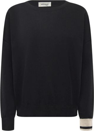 ottod'Ame Femme, Pulls, Noir, Taille: 40 FR Maille ras du cou