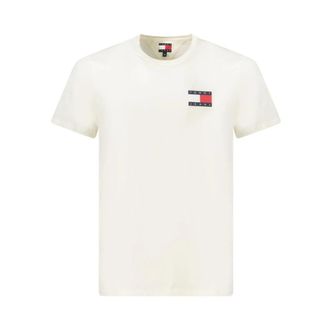Tommy Hilfiger Cotton Rundhals-T-Shirt - - Tops - Herren - Wei&szlig; - 2XL
