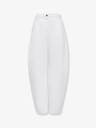 Alaia Curved denim trousers - ALAIA - gender_Woman