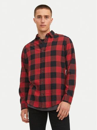 Jack & Jones Jack & Jones Hemd Gingham 12181602 Rot Slim Fit