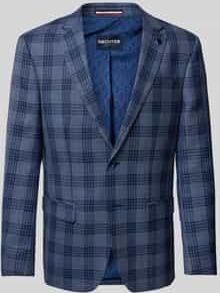 Daniel Hechter Regular Fit 2-Knopf-Sakko aus Schurwoll-Mix mit Leinen-Anteil
