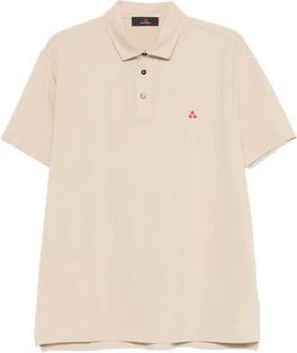 Peuterey Homme, Tops, Beige, Taille: L Polo Stretch en Piqu&eacute; de Coton