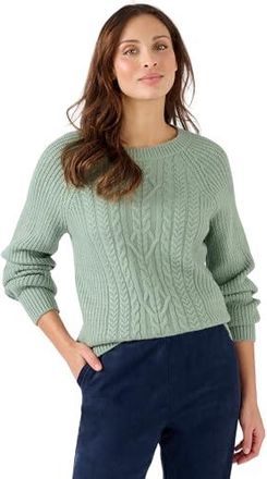 Damart Pull torsad&eacute; Thermolactyl Femme Vert Taille 38/40