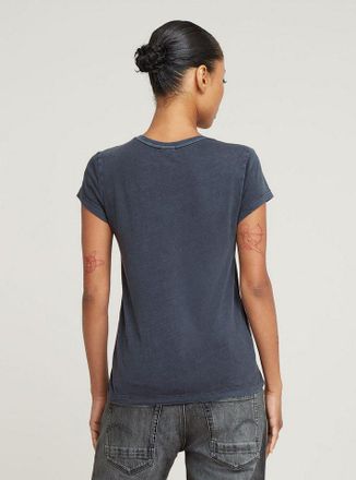 G-Star T-Shirt Overdyed Eyben Slim V T-Shirt 2.0