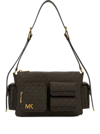 Michael Michael Kors sac porté épaule monogrammé médium Dakota - Marron