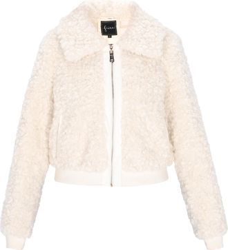 Faina Jacke Frauen cremefarben