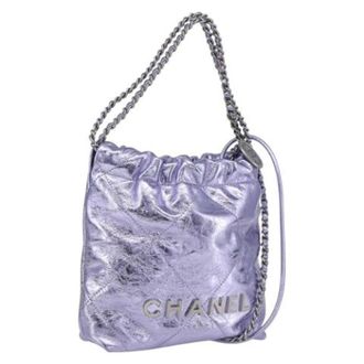 Chanel Pre-owned Leder-Bucket Bag - - Pre-owned - Damen - Lila - ONE SIZE