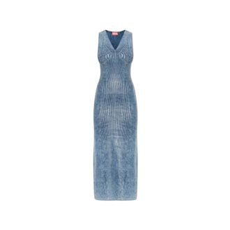 Diesel Kleid M-Milong - - Dresses - Damen - Blau - XS