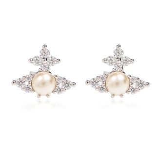 Vivienne Westwood Femme, Accessoires, Gris, Taille: ONE Size Boucles doreilles Feodora
