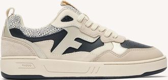 Faguo Baskets noir et dor&eacute;e cuir - DAHLIA