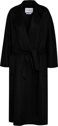 Max Mara Doppelreihiger Mantel - - Coats - Damen - Schwarzk - M