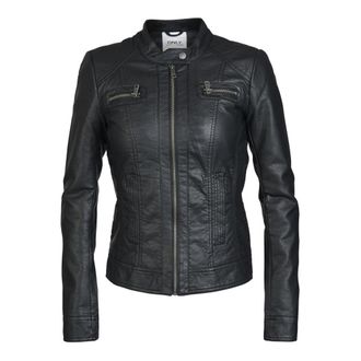 Only Schwarzer Blazer mit Rei&szlig;verschluss f&uuml;r Frauen - - Jackets - Damen - Schwarzk - 3XS