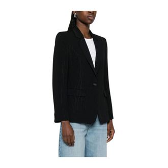 Emporio Armani Damen, Jacken, Schwarzk, MGr&ouml;&szlig;e