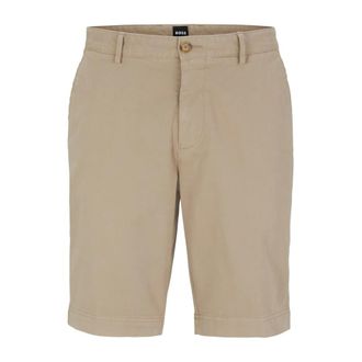 HUGO BOSS Bermuda Slim Fit - Homme - Shorts - Beige - Taille: XL