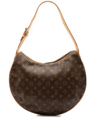 Louis Vuitton sac port&eacute; &eacute;paule Monogram Croissant GM (2002) - Marron