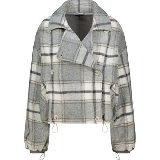 Monari Karierter Jacke - - Jackets - Damen - Grau - S