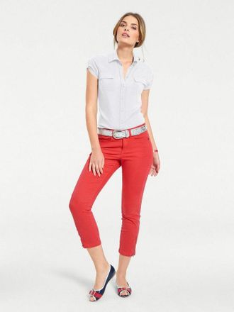 Heine Klassische Bluse Hemdbluse Kurzarm