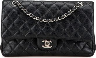 Chanel Hobo Bags - Medium Classic Caviar Double Flap - Gr. unisize - in Schwarz - für Damen