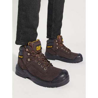 CAT Schn&uuml;rstiefeletten CAT Footwear Striver Bump St S3 P725098 Braun