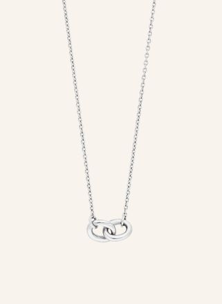 Leaf Halskette Eternal Touch Aus 14 Karat Wei&szlig;gold silber