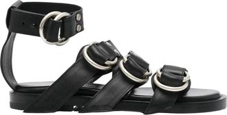 Ann Demeulemeester Femme, Chaussures, Noir, Taille: 36 EU Flat Sandales
