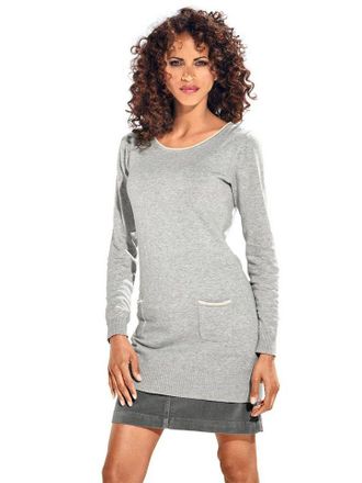Heine Strickpullover Longpullover Langarm Feinstrick