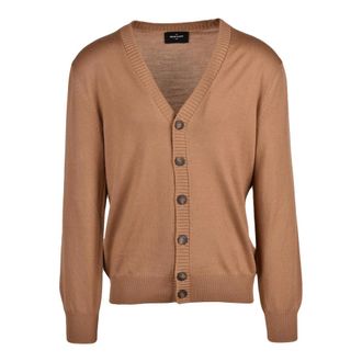 Gran Sasso Strickjacke mit Kn&ouml;pfen - - Knitwear - Herren - Braun - M