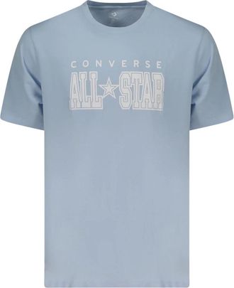 Converse Homme, Tops, Bleu, Taille: M Standard Fit Center Front Chuck Patch Core Tee