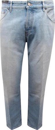 PT01 Pt01 - Pantalon Rebel Carrot - Homme - Jeans - Bleu - Taille: W30
