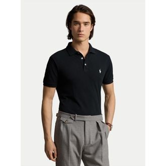 Polo Ralph Lauren Poloshirt 710941439001 Schwarz Custom Slim Fit