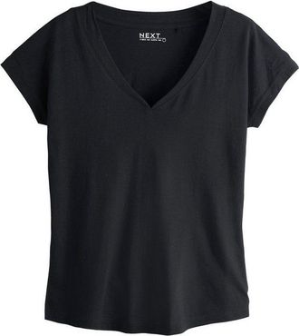 Next T-Shirt 7er-Pack T-Shirts mit &uuml;berschnittenen Schultern (7-tlg)