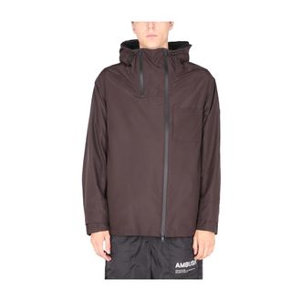AMBUSH Jacke mit Kapuze und Kordelzug vorne - - Jackets - Herren - Braun - L