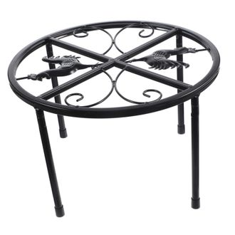 BESPORTBLE Robuster Blumentopfst&auml;nder Aus Metall Pflanzenhalter Aus Eisen Blumentopfregal Aufbewahrungsregal F&uuml;r Blument&ouml;pfe Rustikale Wohnkultur F&uuml;r Den Einsatz